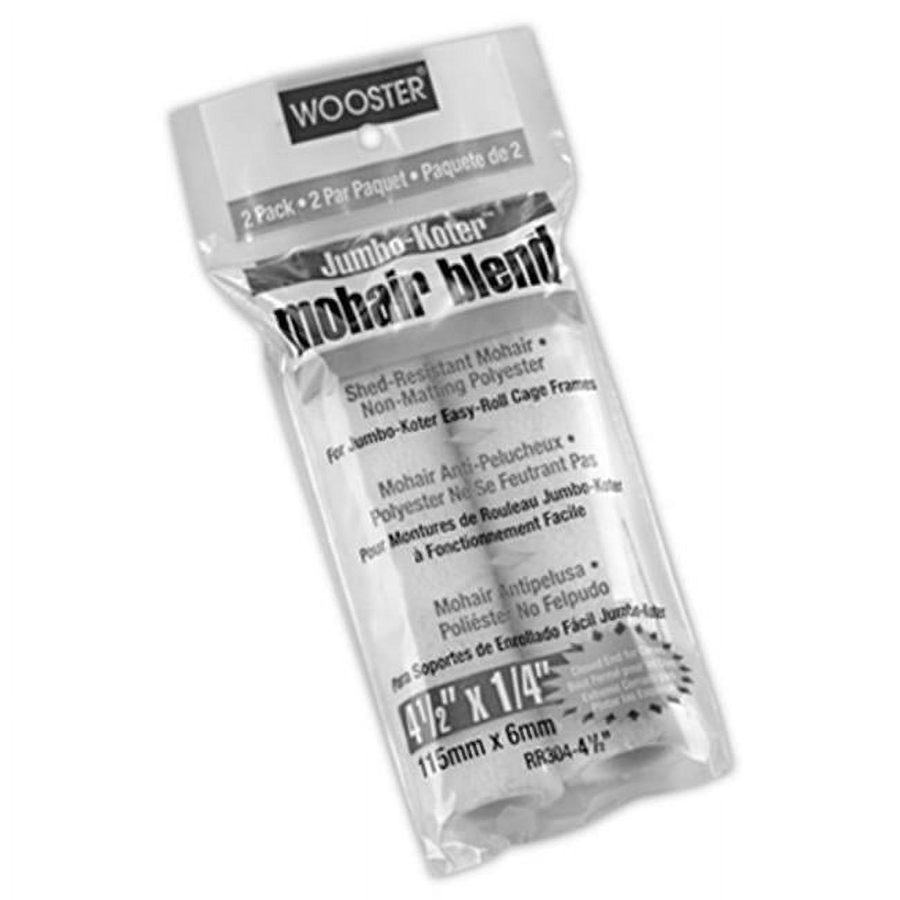 RR304-4 1-2 4.5 in. Jumbo Koter Mohair Cover - 0.25 in. Nap - 2 Pack ...