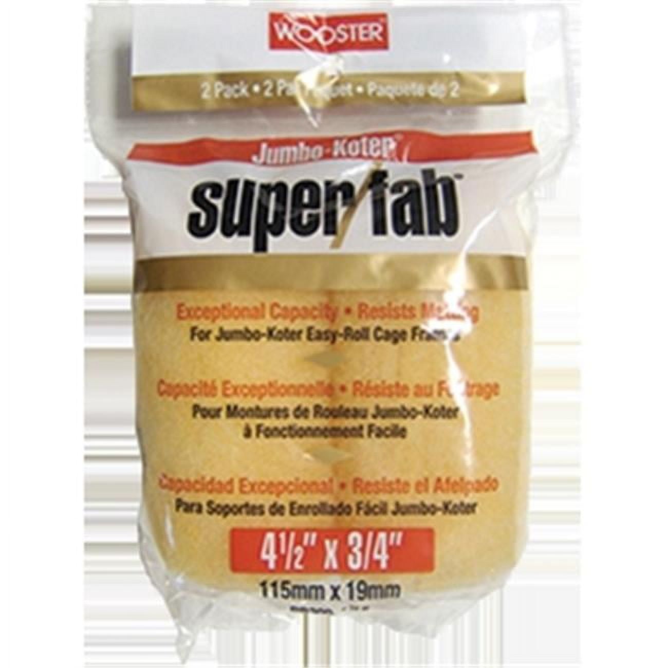 RR309 4.5 in. Jumbo Koter Super Fab 0.75 in. Nap Roller Cover - Walmart.com