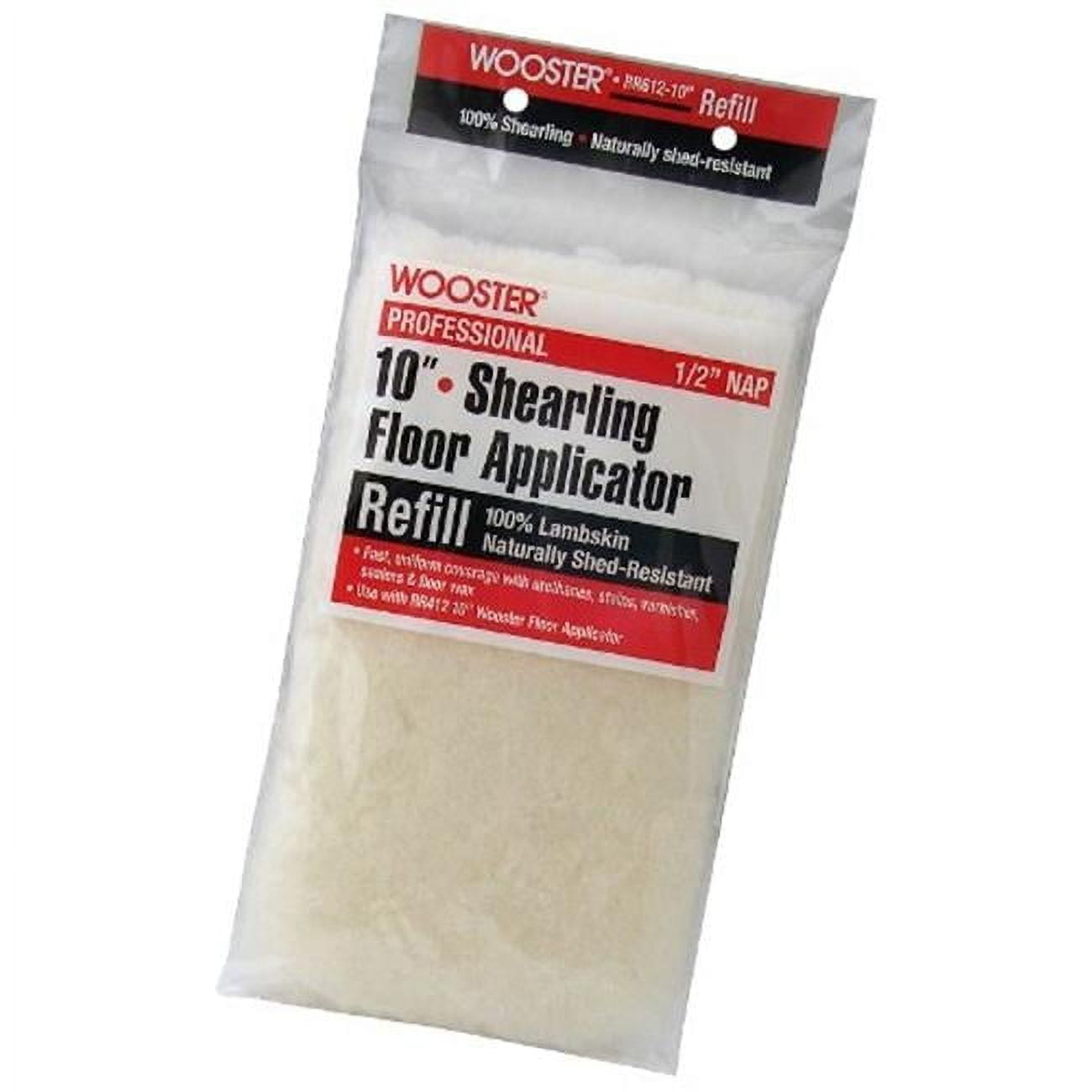 RR612 10 in. Shearling Lambskin Floor Applicator Refill - Walmart.com