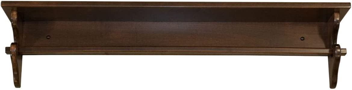 RRD Mounted Quilt Rack with Shelf – Amish Made Quilt Hangers for Wall ...