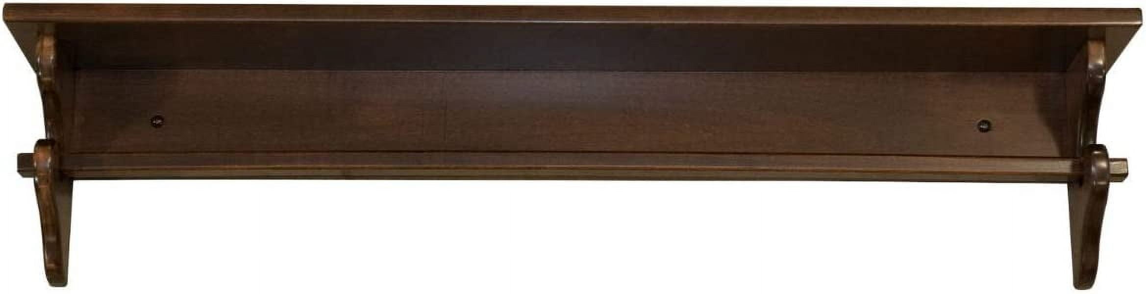 RRD Mounted Quilt Rack with Shelf – Amish Made Quilt Hangers for Wall ...