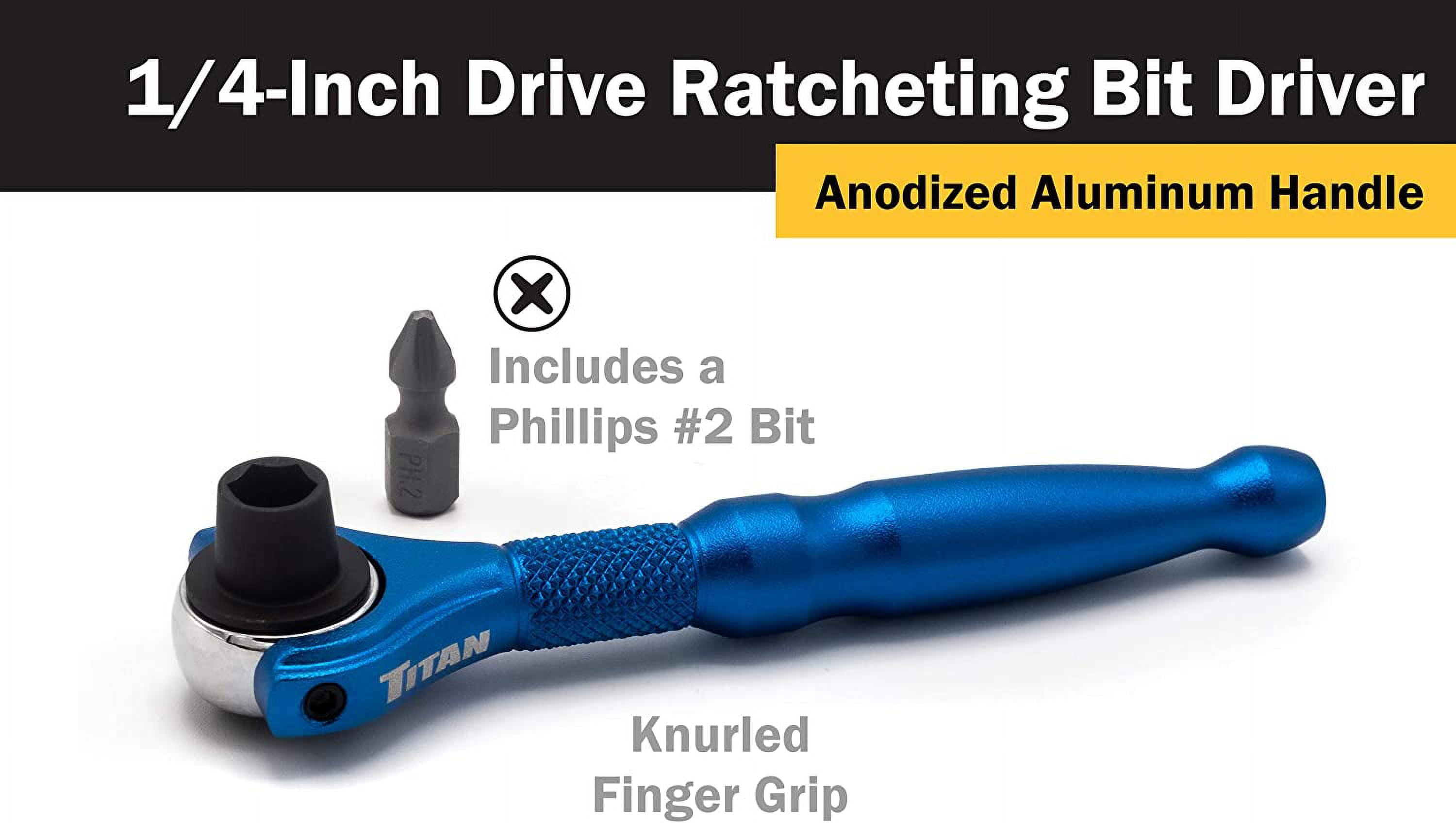 RRDWQ-11317 1/4-Inch Drive x 4-Inch 90-Tooth Swivel Head Micro ...