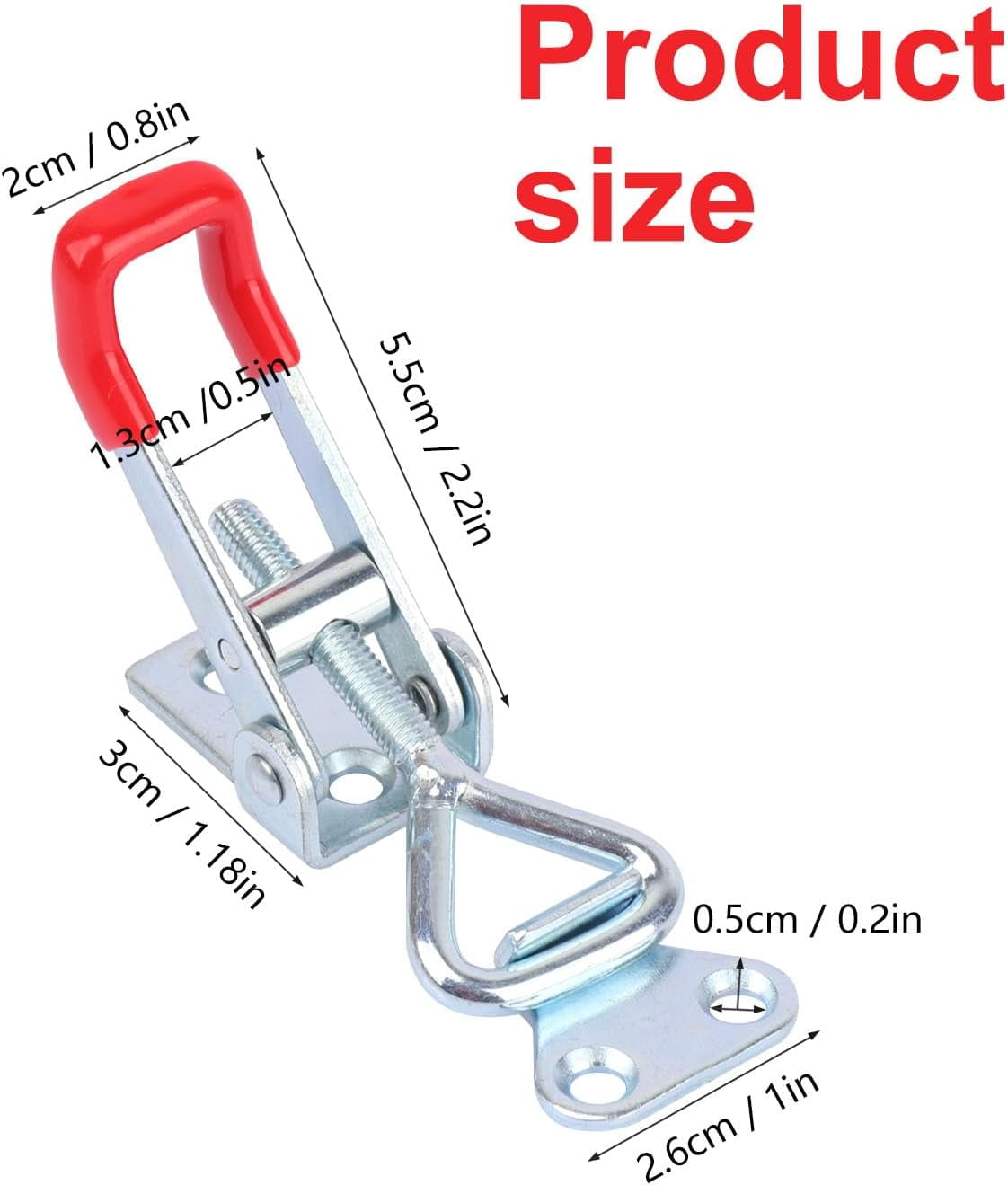 RRDWQ-26 Pack Toggle Latch Clamp, Toggle Latches with Lock-Hole, 4001 ...