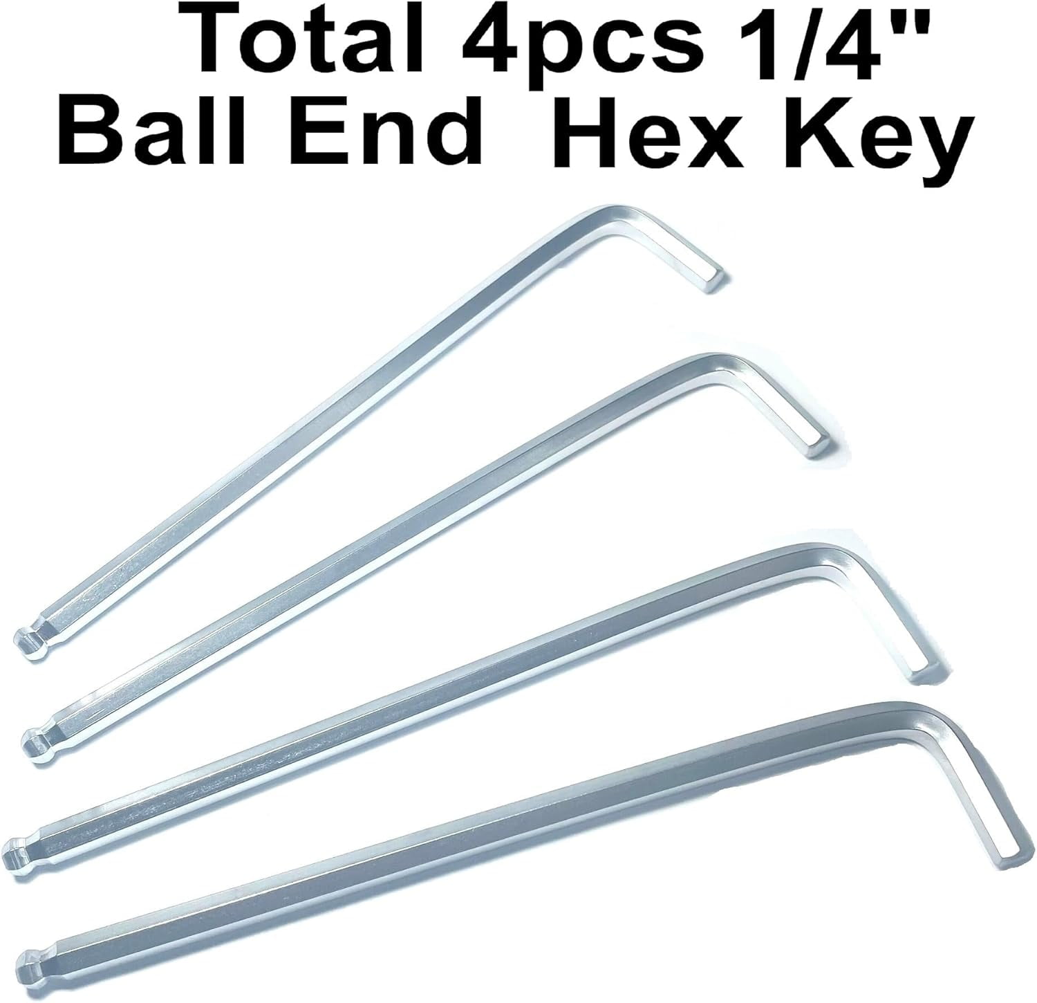 RRDWQ-4pcs 1/4 Ball End Allen Wrench Sets,1/4" Hex Key Wrench Set,Allen ...