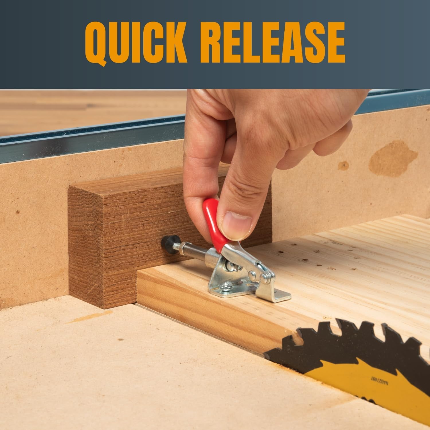 RRDWQ-6PK Toggle Clamp, 100lbs Holding Capacity, 301A Quick Release ...