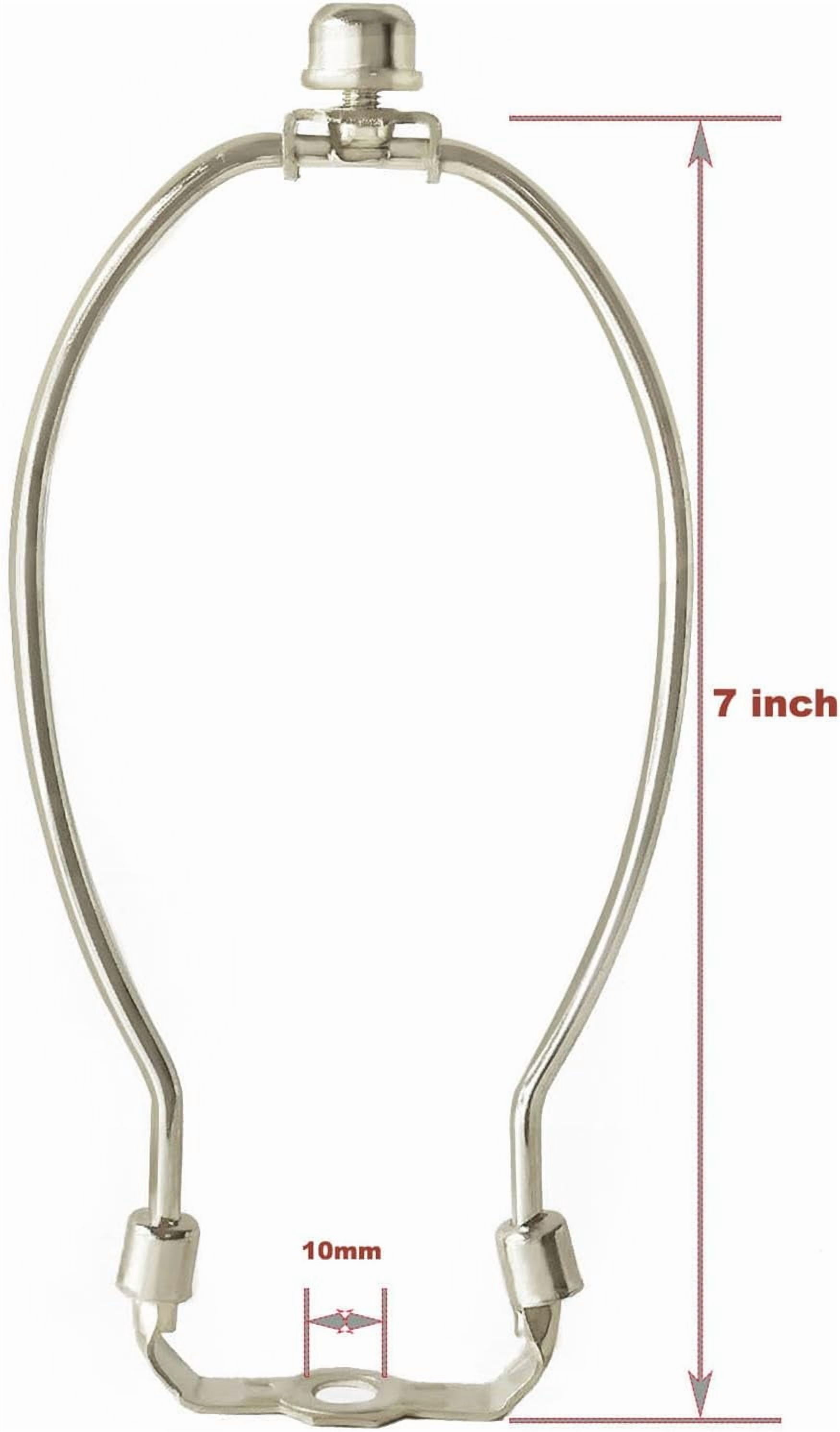 RRDWQ-® 7 Inch Lamp Harp for Table and Floor Lamps, Heavy Duty Lamp ...