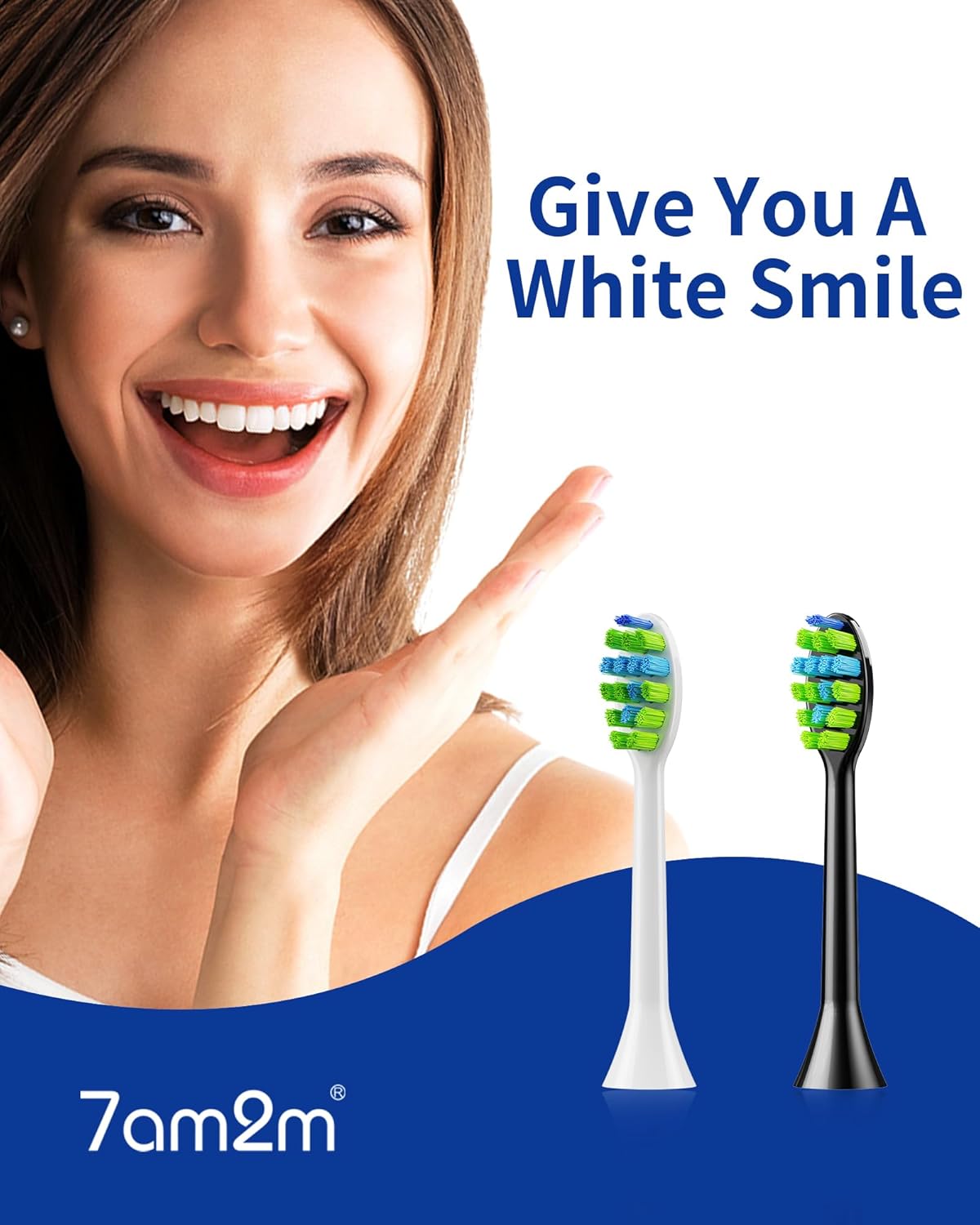 RRDWQ-AM100/AM105C/AM111 Electric Toothbrush Brush Heads x 4 for ...