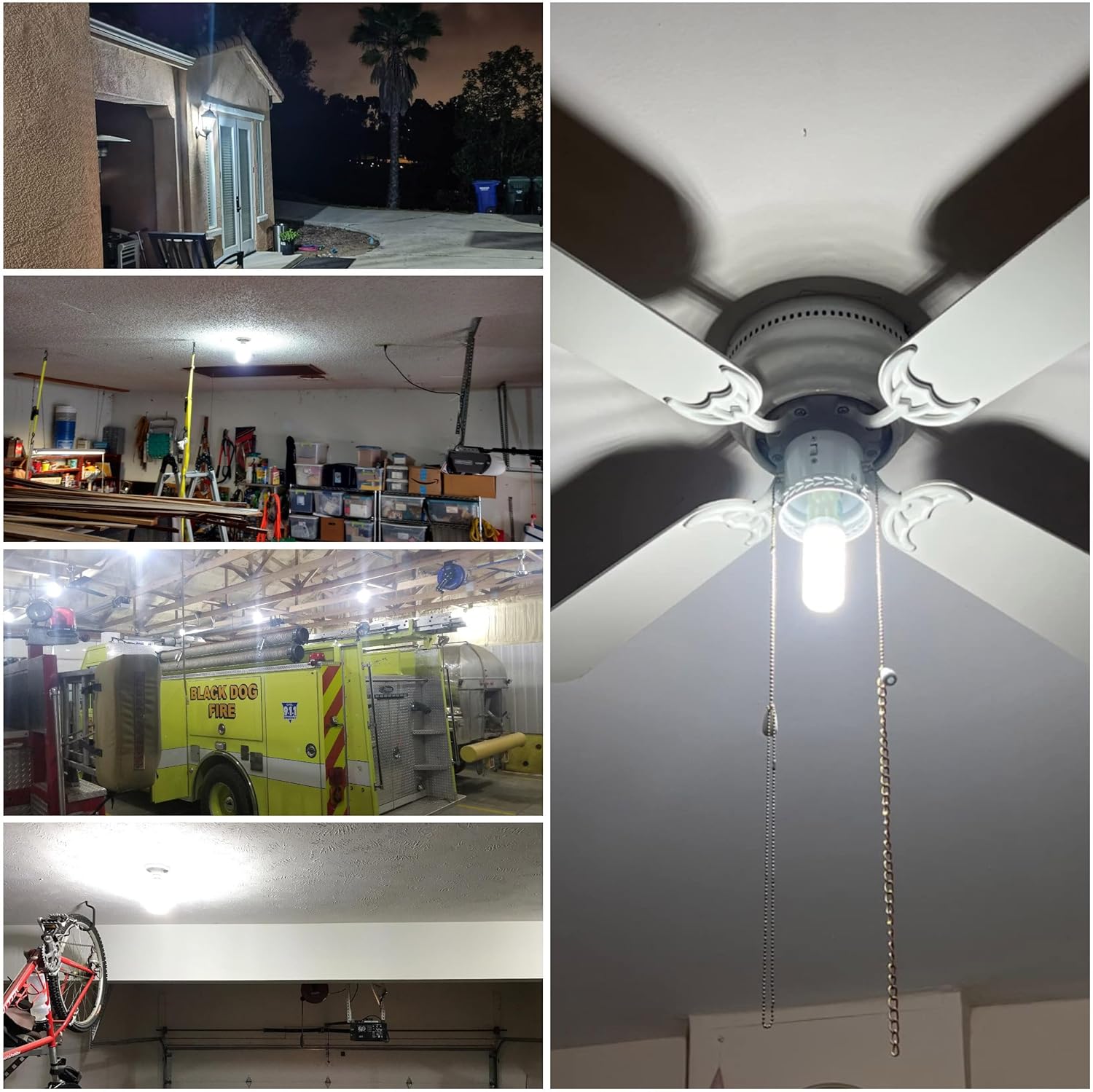 RRDWQ-Big 1.57x 4.92inch, E26 LED Corn Light Bulb 150W Equivalent 2200 ...