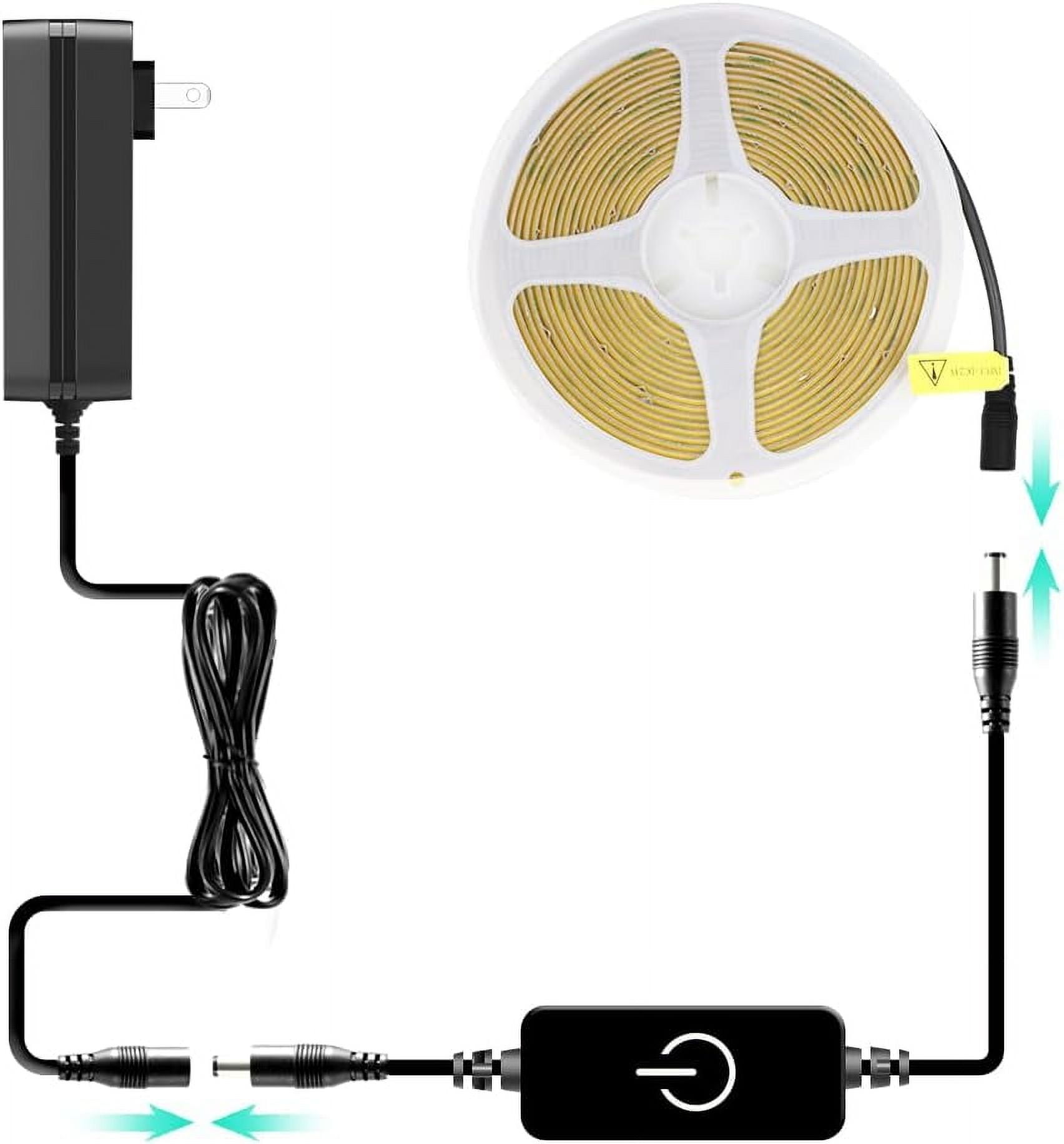 RRDWQ-COB LED Strip,LED Strip Lights 3M/9.84ft,Touch Dimmable LED ...