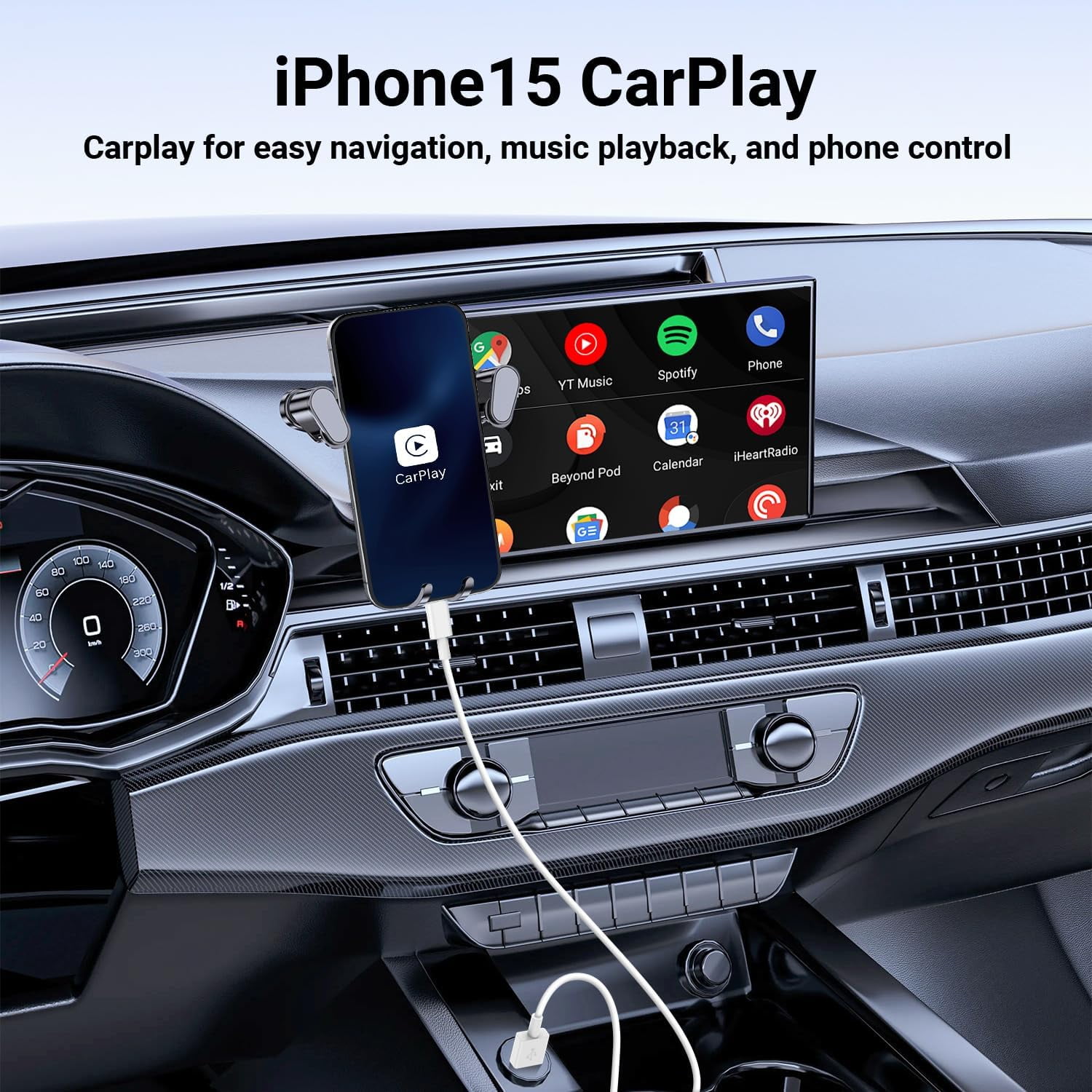 RRDWQ-Car Carplay Cable for Apple iPhone 17 16 15 Pro Plus Max Plus, [3 ...