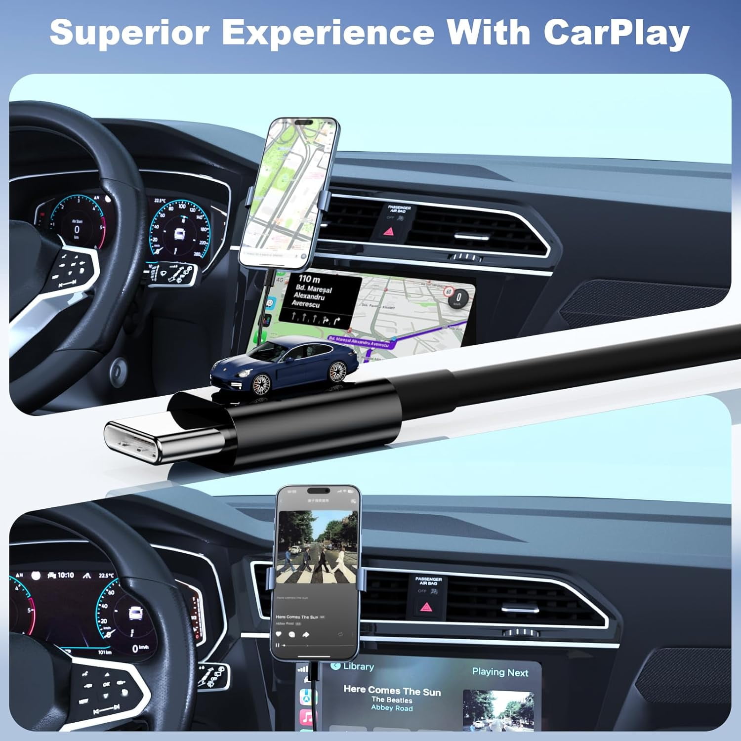 RRDWQ-Car Carplay Cable for iPhone 17/Pro Max/Air/16e/16/15 Pro Max ...