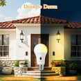 RRDWQ-Dusk to Dawn Sensor E26 Light Bulb, 7W LED Outdoor Photocell ...