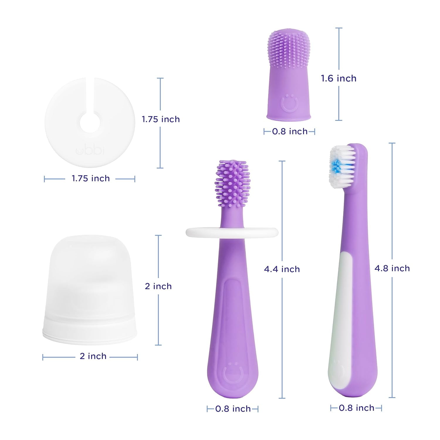 RRDWQ-Grow with Me Toothbrush Training Set for Babies and Toddlers ...