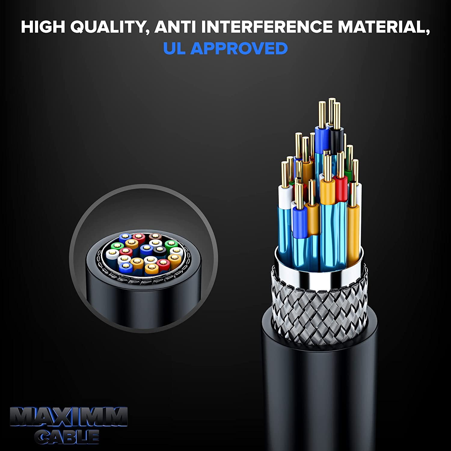 RRDWQ-HDMI Cable 4K Ultra HD 35 Foot HDMI 2.0 Cable, High Speed 18Gbps ...