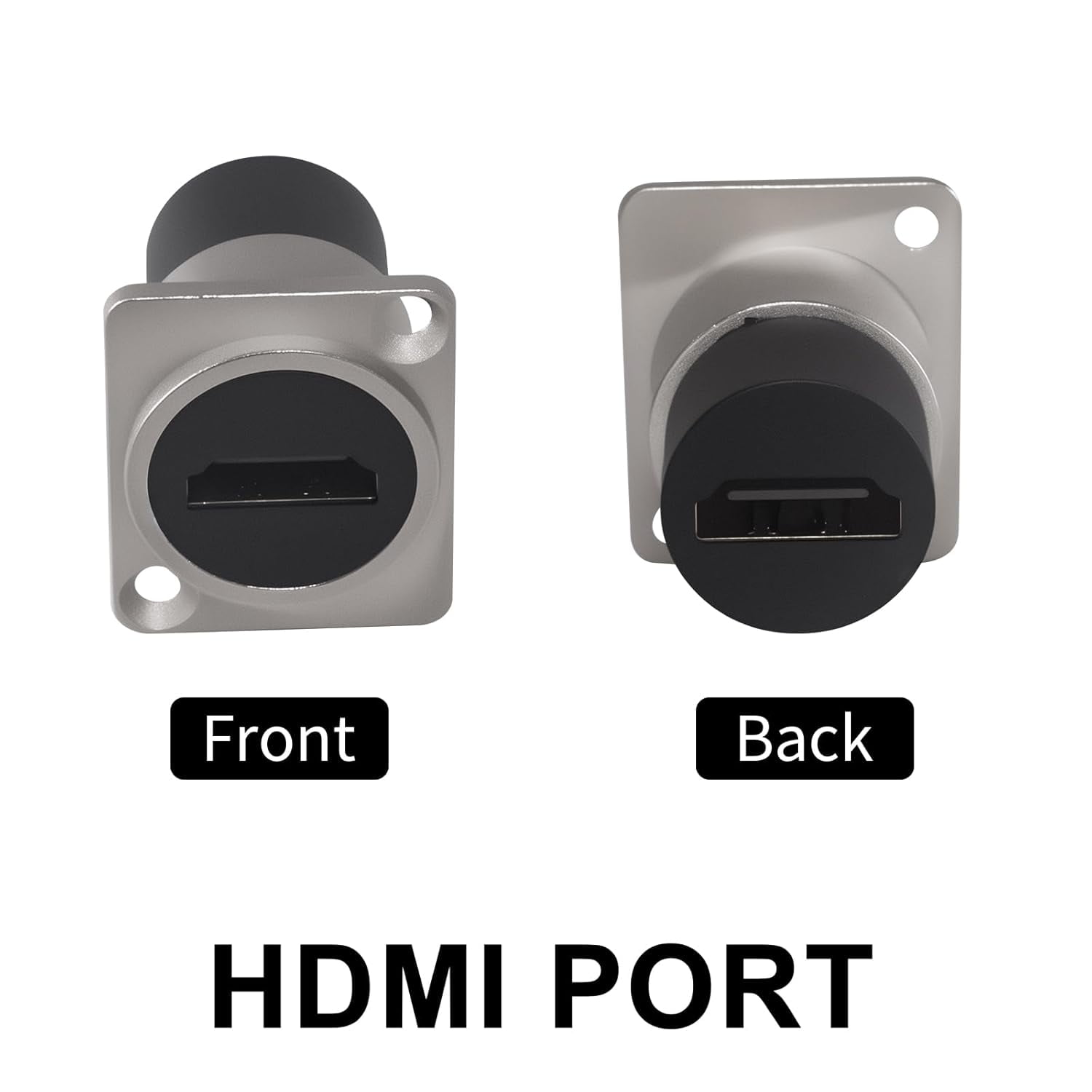 RRDWQ-HDMI Panel Mount Pass Connector 18Gbps 4K HDR, D-Type Pass ...