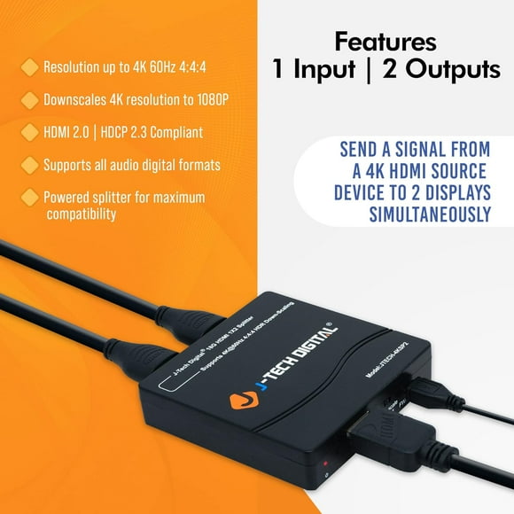 HDMI 1 Input 2 Output Splitters