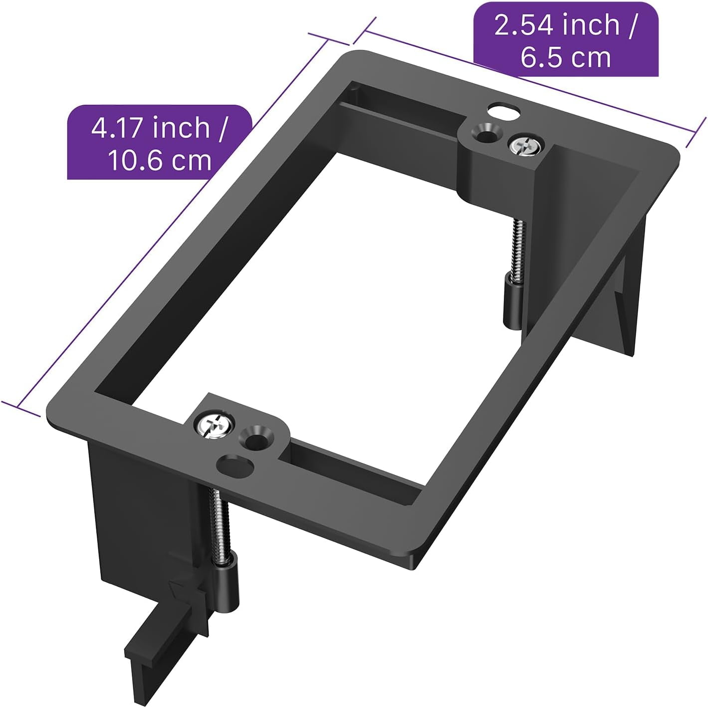 RRDWQ-Low Voltage Mounting Bracket (1 Gang, 3 Pack), Low Voltage Wall ...
