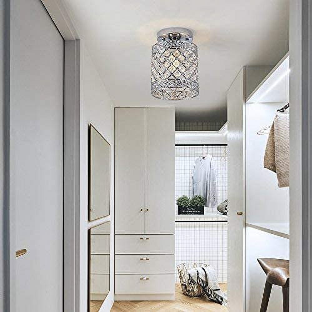 RRDWQ-® Mini Style Modern Decor Crystal Flush Mount Ceiling Light ...