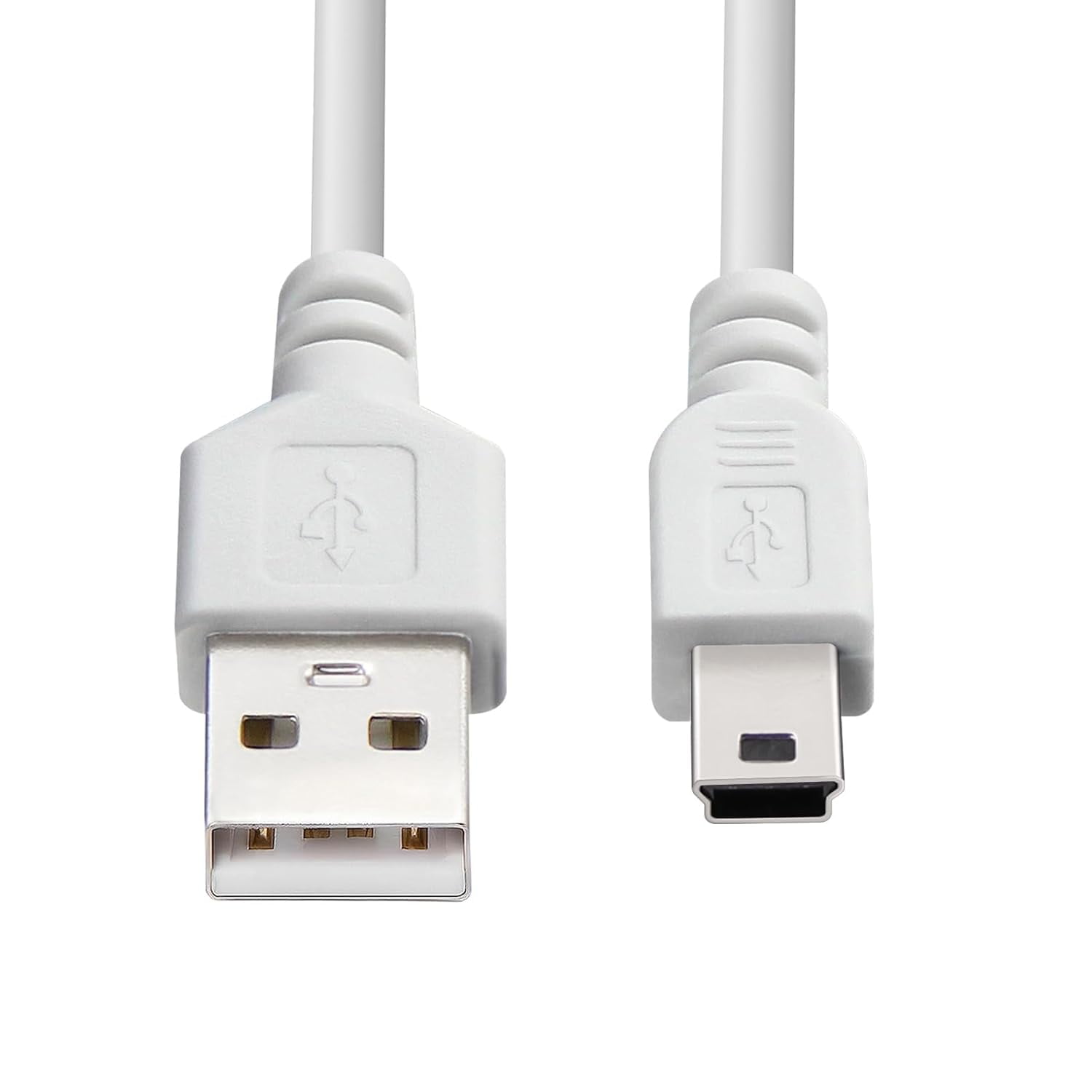 RRDWQ-Mini USB Cable 3ft 10-Pack Bulk, Mini-B Charger Cord White ...