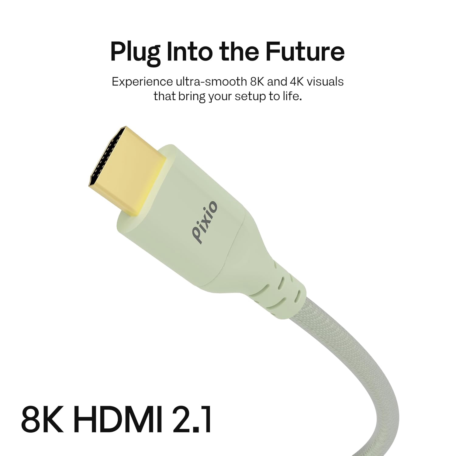 RRDWQ-Mint Green 8K HDMI 2.1 Cable Ultra Certified Ultra High Speed 6FT ...