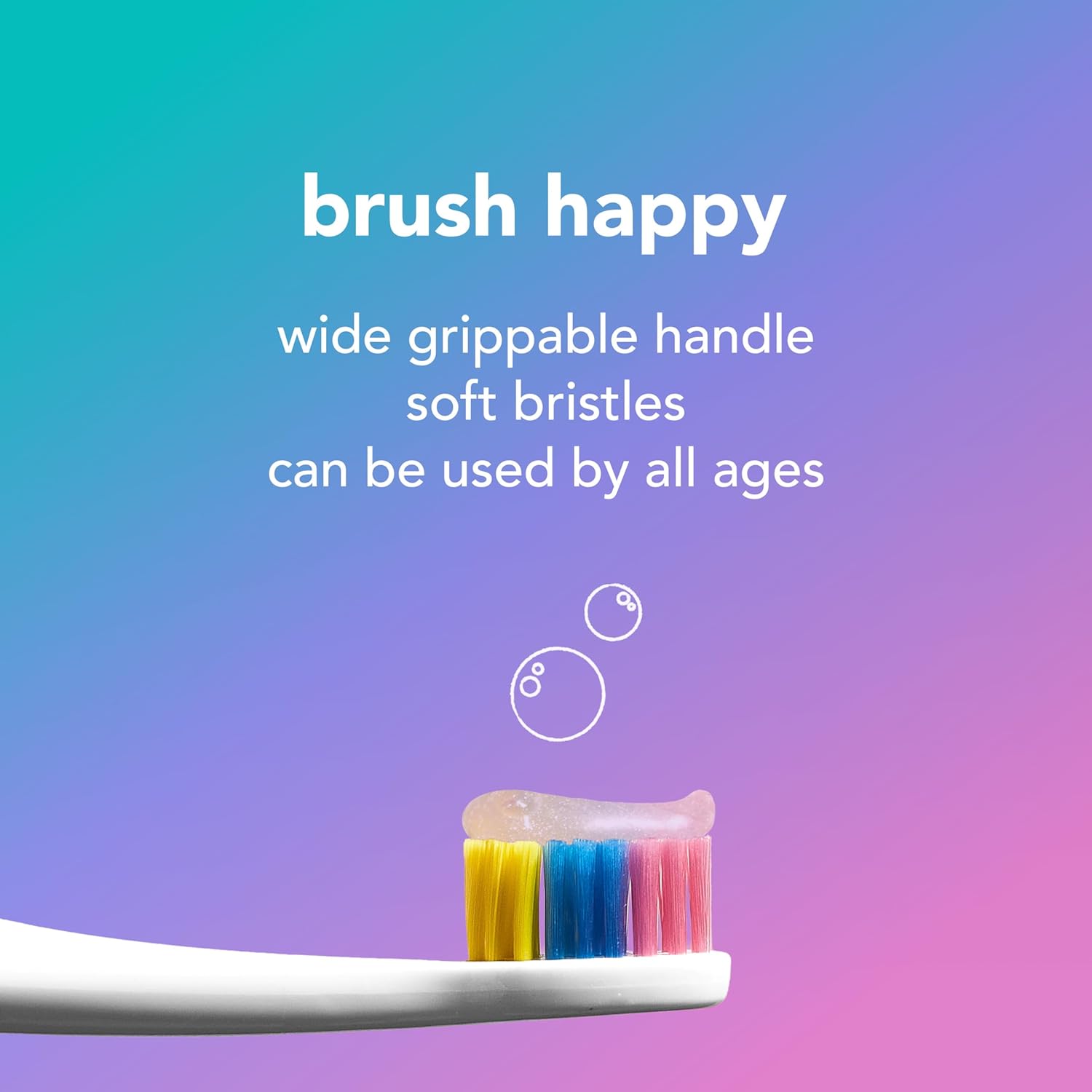 RRDWQ-Soft Kids Toothbrushes, Unicorn Toothbrush Pack with Wide Handles ...