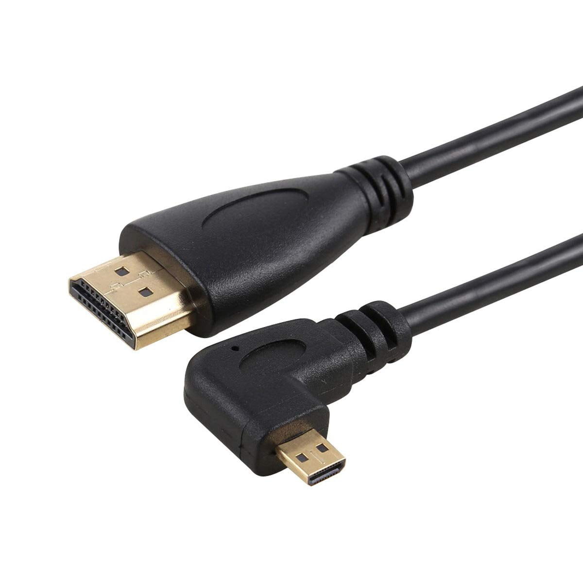 RRDWQ-Stretch Spring Micro HDMI to HDMI Male HDTV Cable for Cell Phone ...