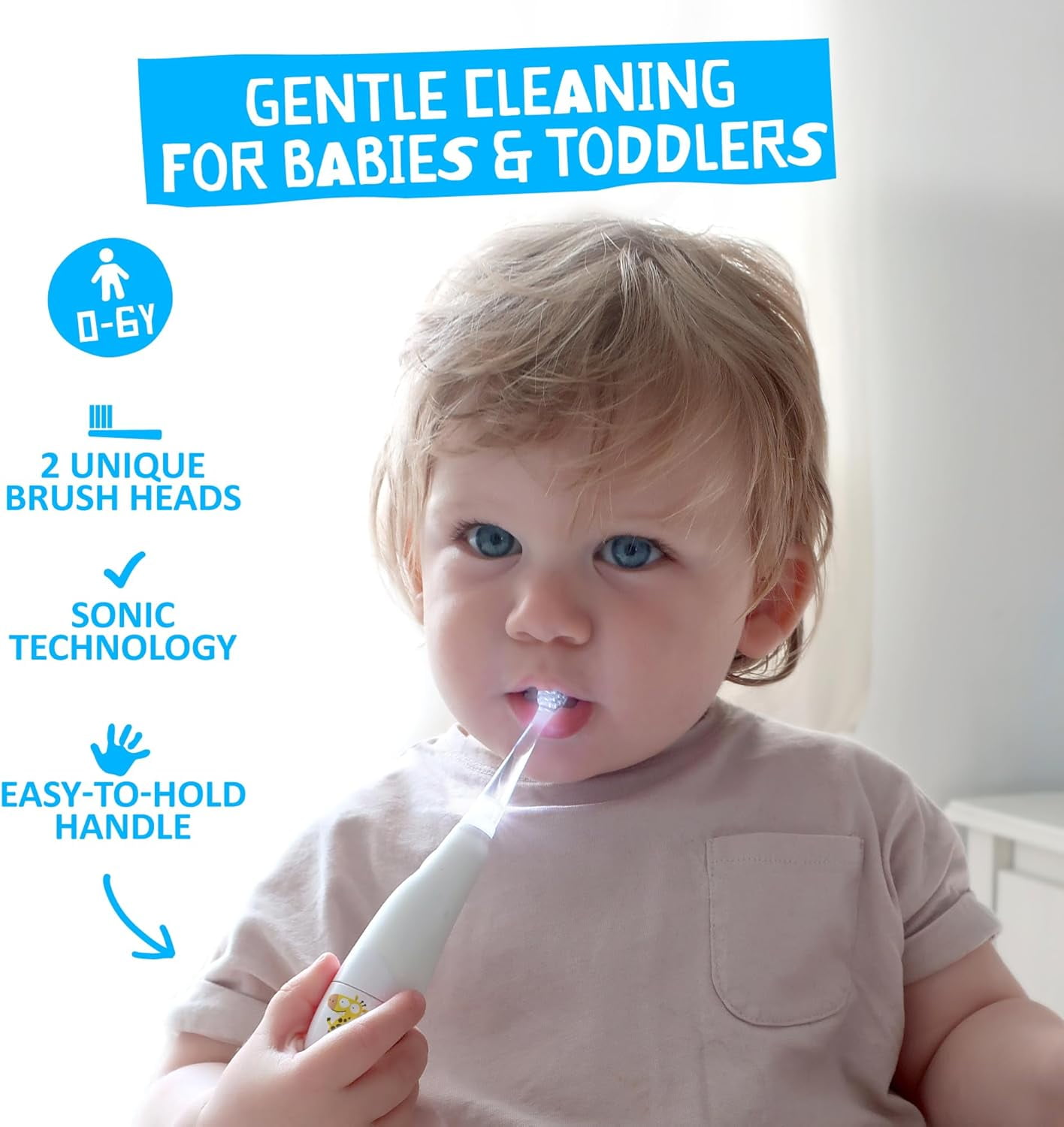 RRDWQ-Tickle Tooth Toddler Toothbrush & Toothpaste Set - Baby Electric ...