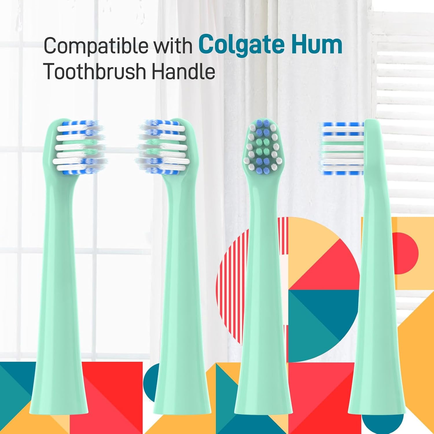 RRDWQ-Toothbrush Heads Replacement Compatible with Colgate Hum ...