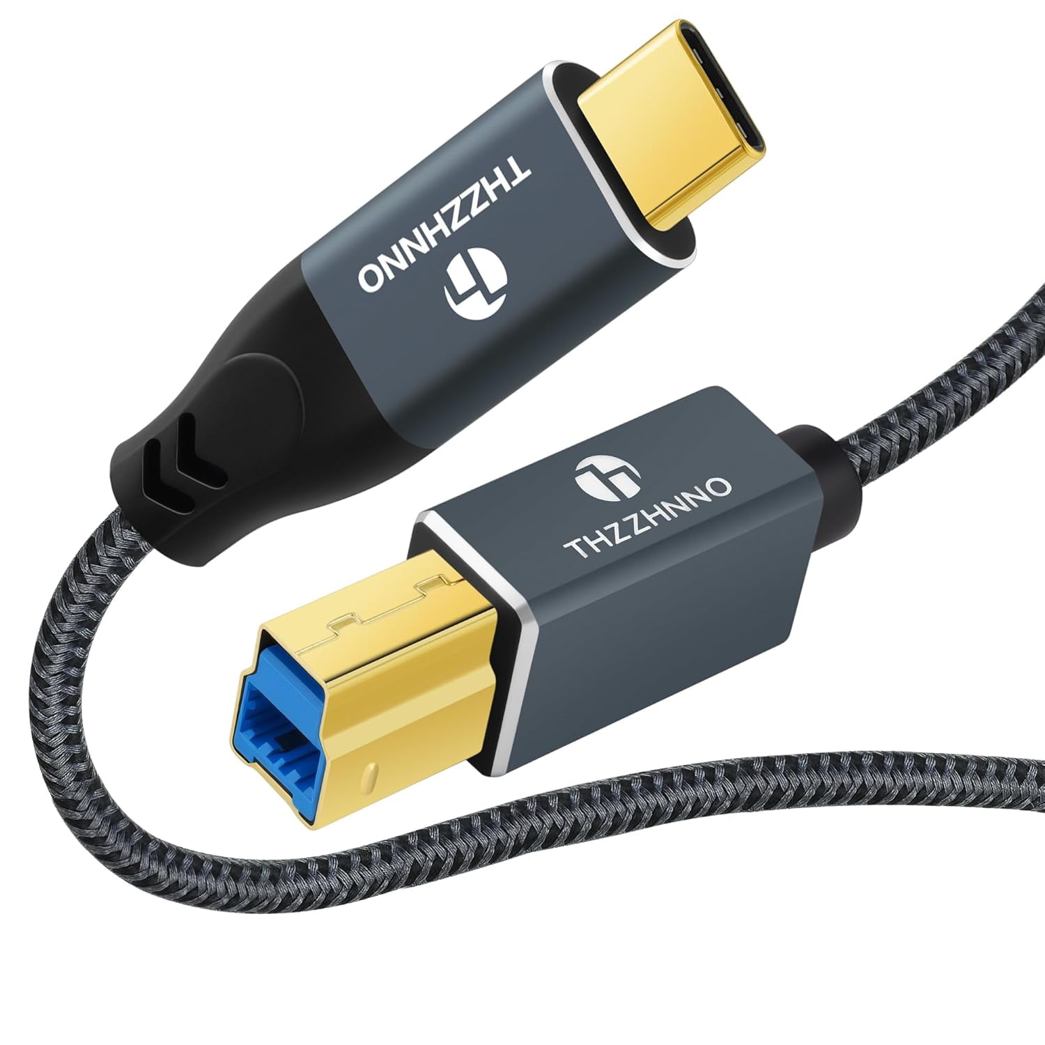 RRDWQ-USB B to USB C 3.0 Printer Cable 6.6FT, Type C to Type B Cord for ...