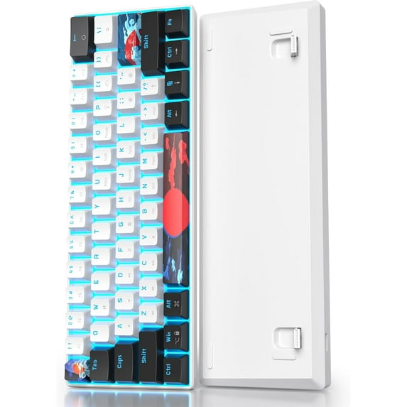 RREGER-60 Percent Gaming Keyboard 61 Keys Mechanical Keyboard Ultra ...