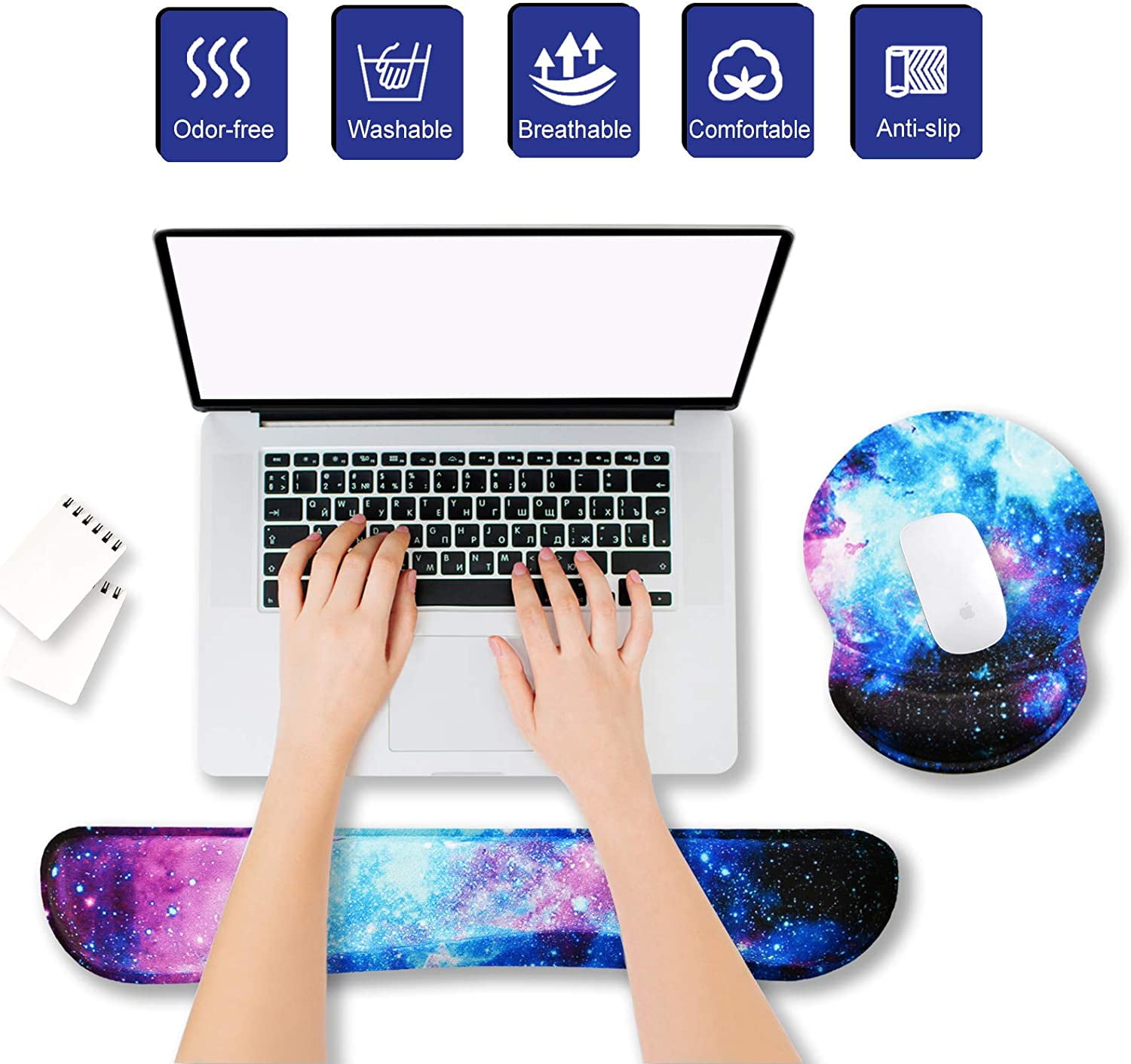 RREGER-ArtSo Upgraded Wrist Rest Support for Mouse Pad & Keyboard ...