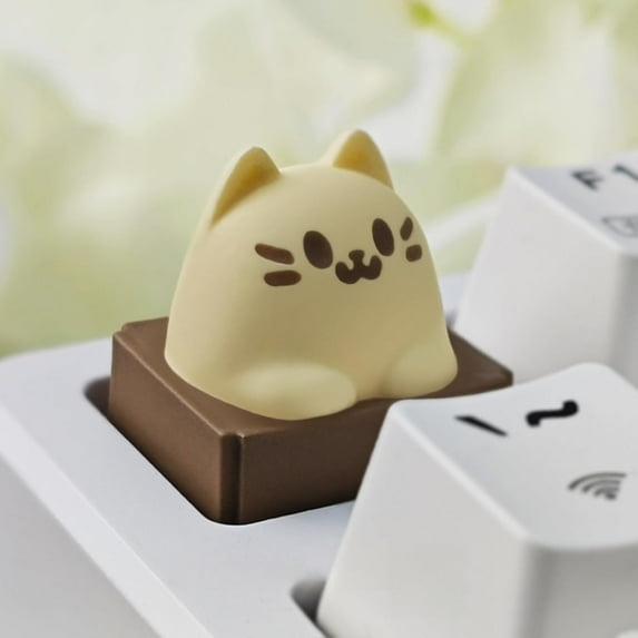 RREGER-Artisan Keycaps, Cute Kawaii Cat Box Keycaps, Resin Handmade ...