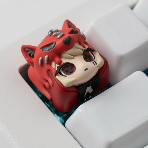 RREGER-Artisan Keycaps, Cute Kawaii Red Riding Hood-Keycaps, Shine ...
