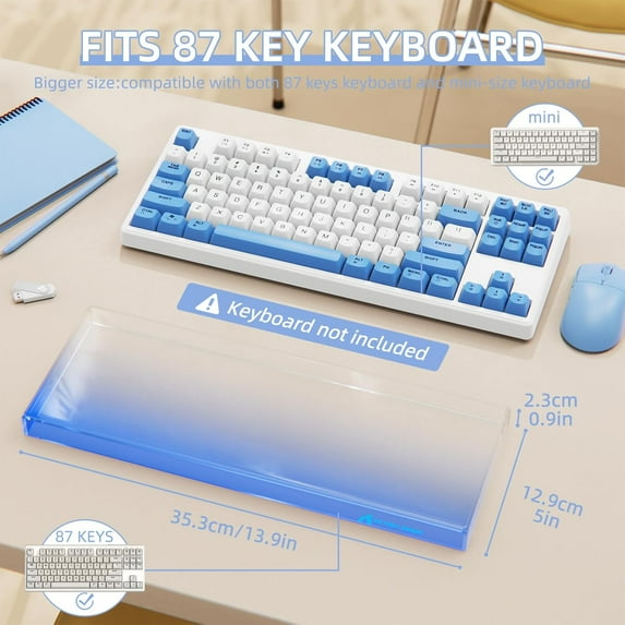 RREGER-Attack Shark KC03 Acrylic Clear Transparent Keyboard Cover(13.9 ...