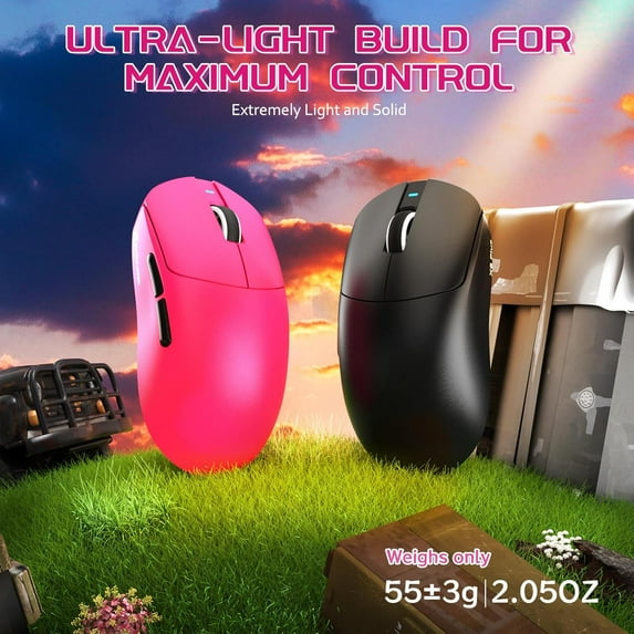 RREGER-×Attack Shark X8 Plus Wireless Gaming Mouse,Tri-Mode Connection ...