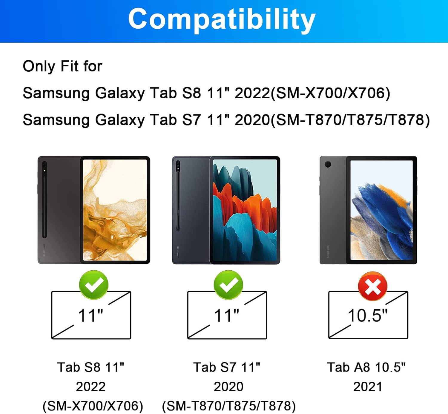 RREGER-Backlit Keyboard Case with Mouse for Samsung Galaxy Tab S10 Lite ...