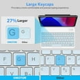 RREGER-Bluetooth Keyboard for Tablet/Android/Windows/iOS, with 7 Colors ...