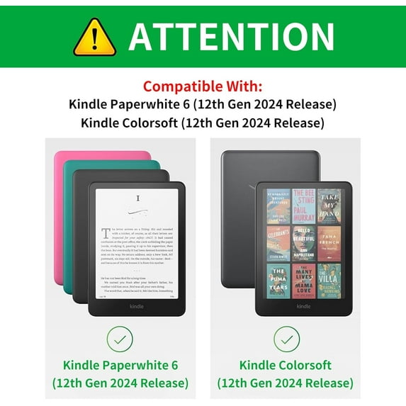 RREGER-Case for 7\u201d Kindle Paperwhite (12th Generation,2024 ...