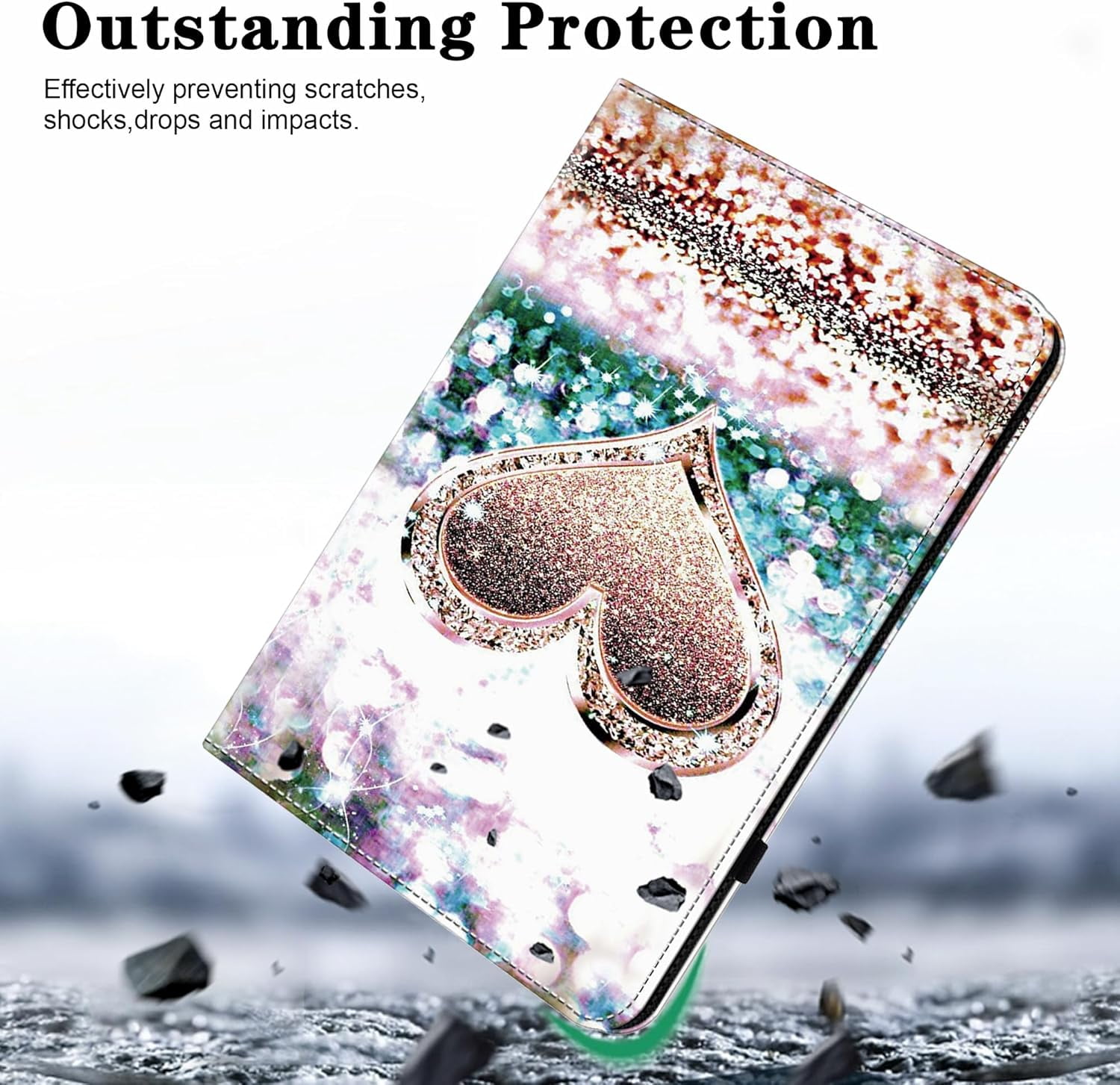 RREGER-Case for Lenovo Idea Tab Pro 12.7 inch 2025 Tablet, Multi-Angle ...