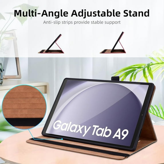 RREGER-Case for Samsung Galaxy Tab A9 8.7 Inch Cover 2023 PU Leather ...