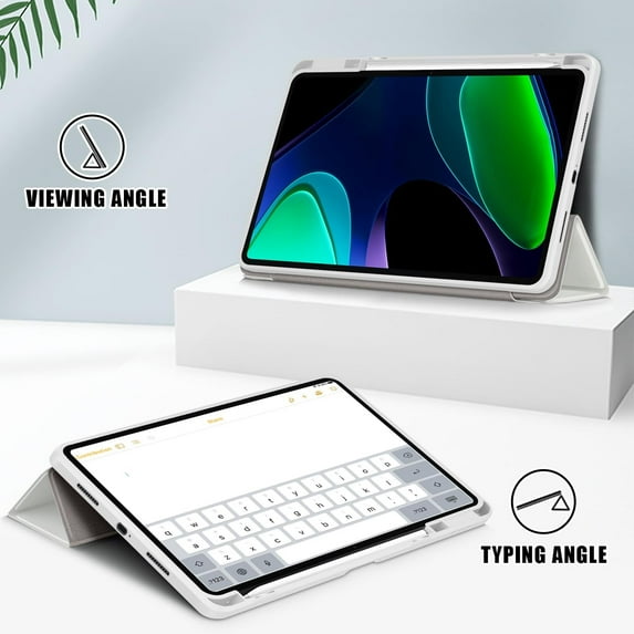 RREGER-Case for Xiaomi Pad 6 11 inch,Transparent Hard Shell Back Folio ...