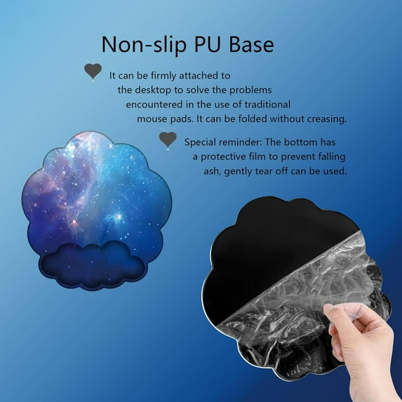 RREGER-Cloud Wrist Rest Keyboard Galaxy Mouse Pad with Wrist Rest ...