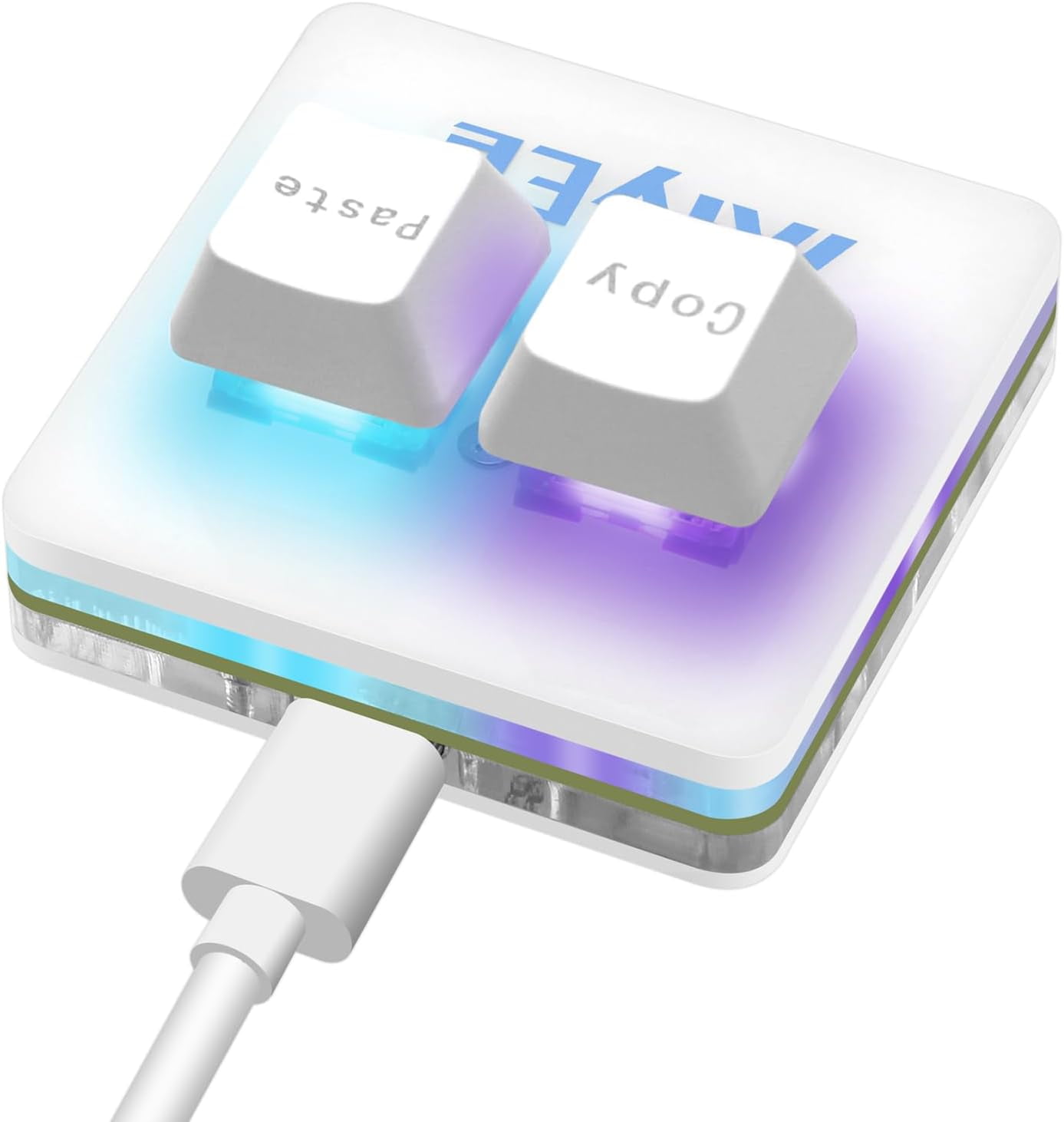 RREGER-Copy Paste Keyboard 2-Key Custom Gaming Keyboard PC Gaming ...