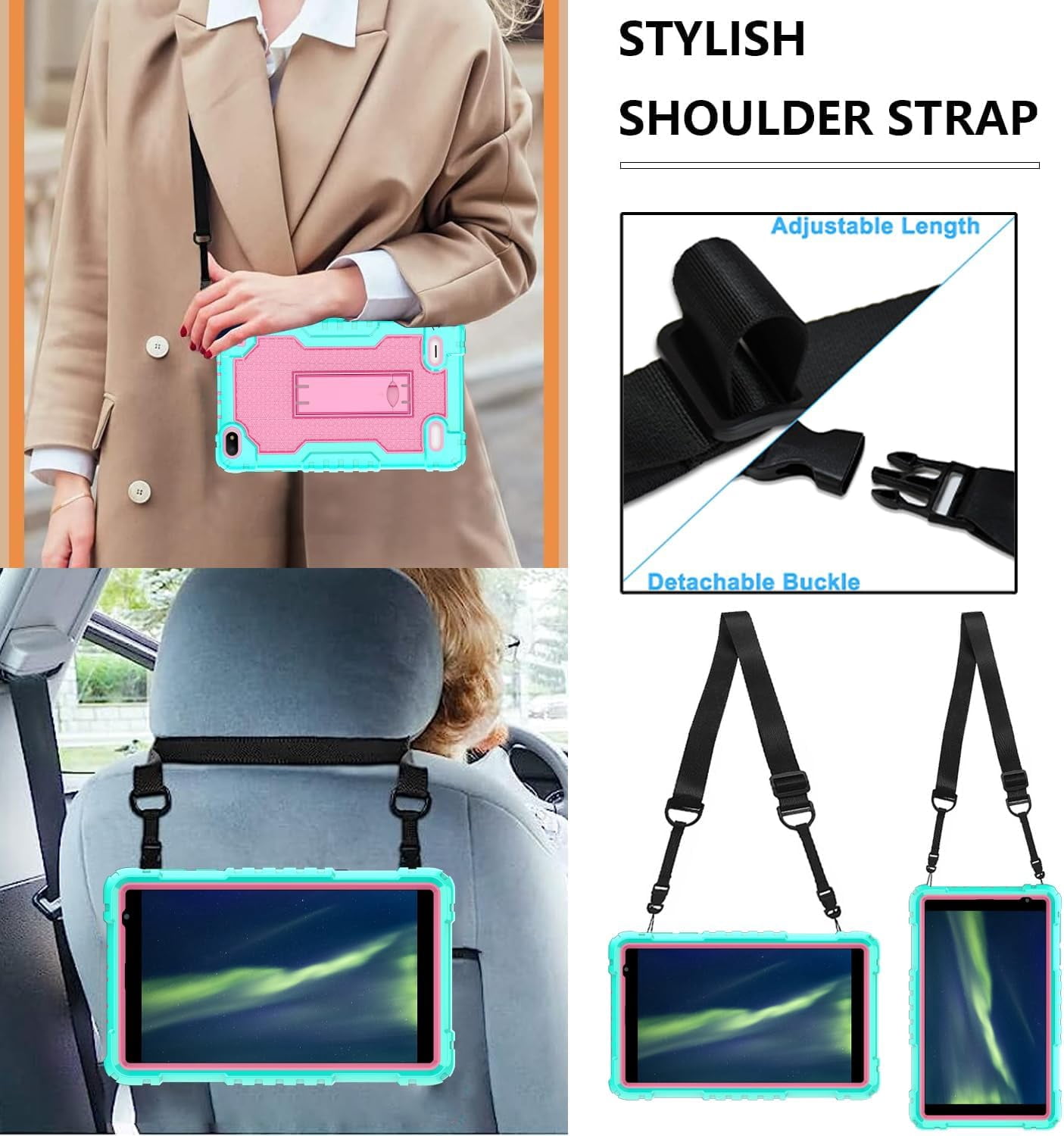 RREGER-Cover Case for Sunshine T1 Elite/Foxx T8/Qlink Scepter 8/Sky Pad ...