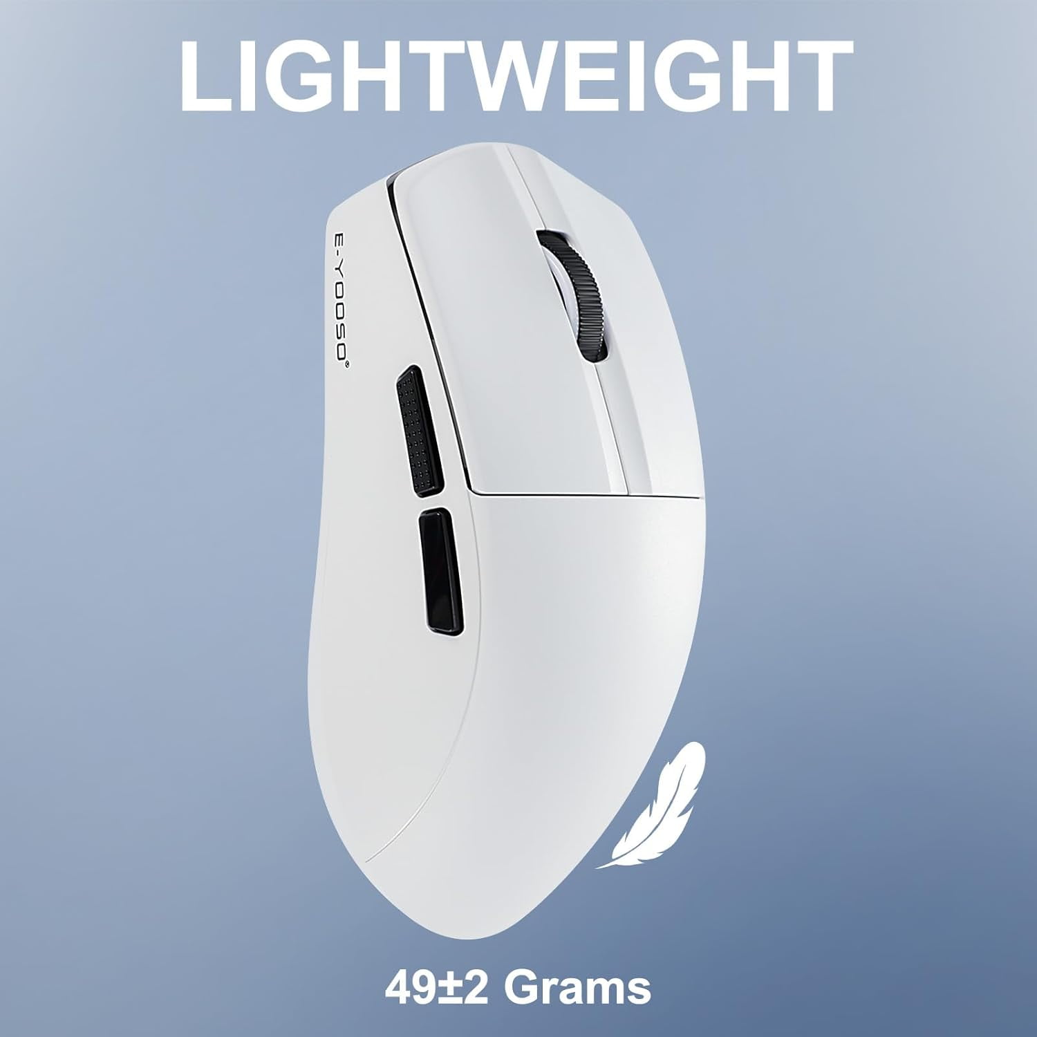 RREGER-E-YOOSO Wireless Gaming Mouse, 49g Superlight, Bluetooth 5.1/2 ...