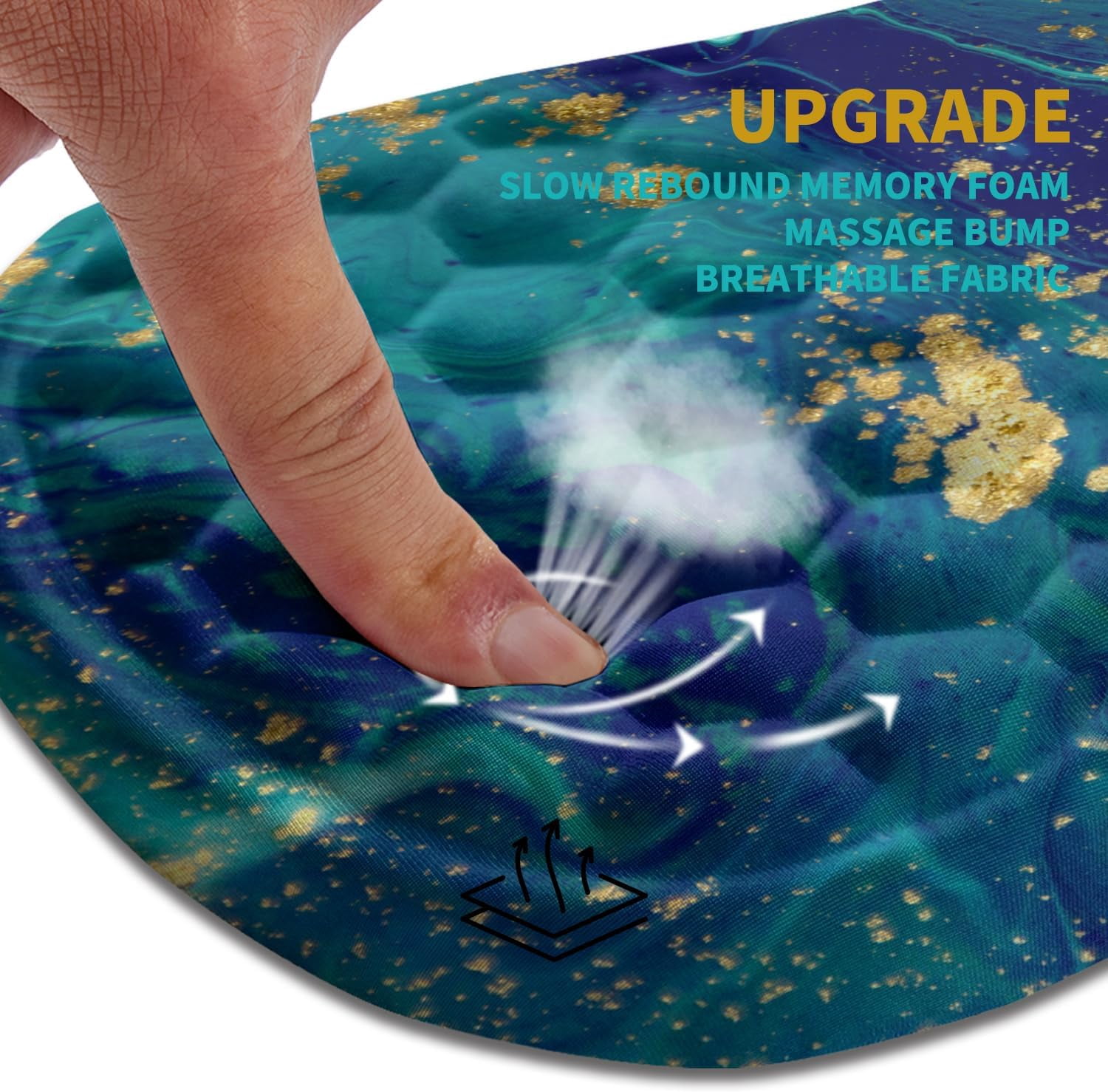 RREGER-Ergonomic Mouse Pad Wrist Support, Wrist Rest Mousepad for ...