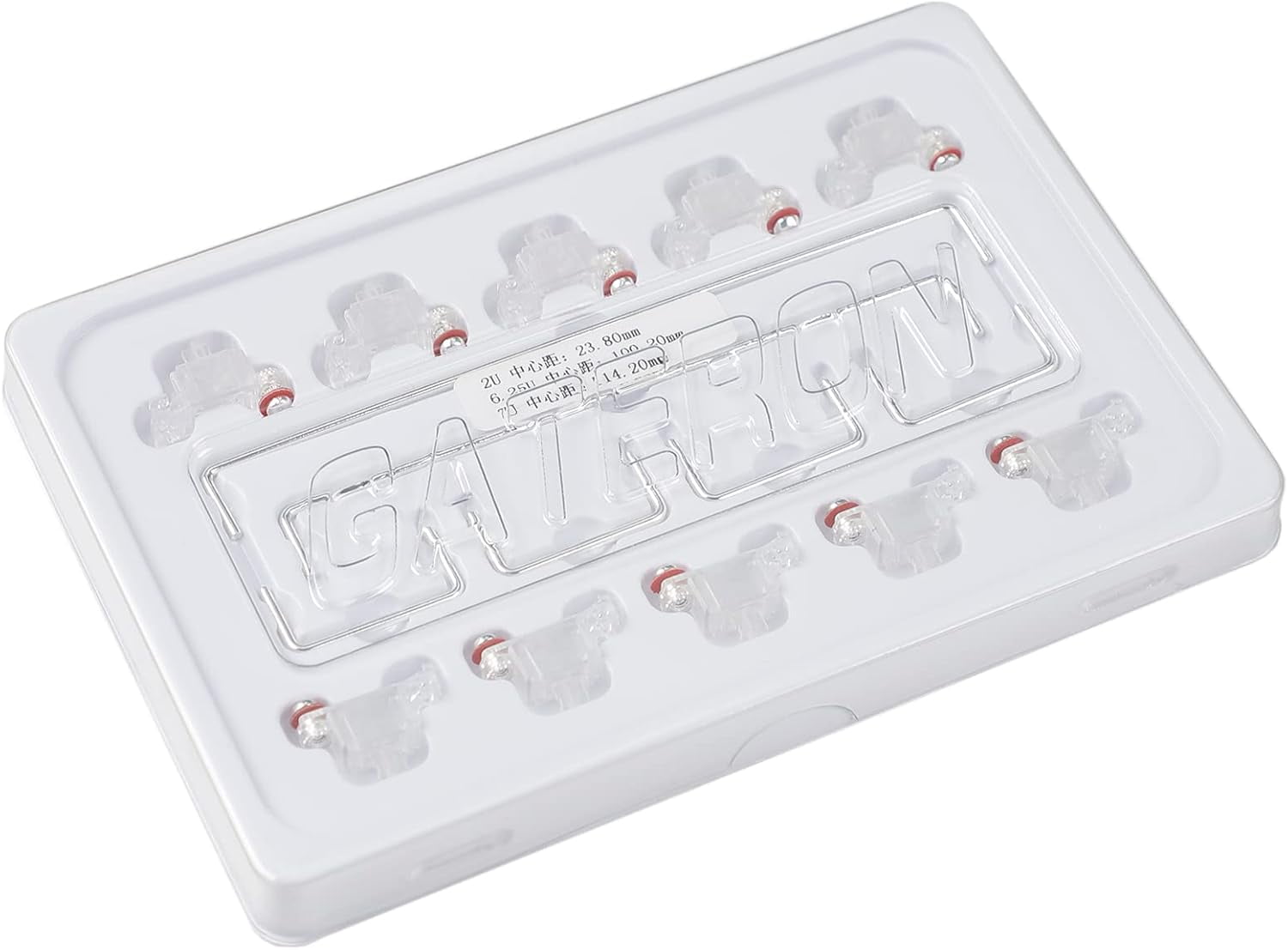 RREGER-Gateron V2 Clear Stabilizers PCB Mount Screw in Stabilizer ...