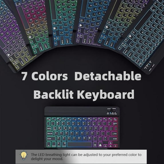 RREGER-Keyboard Case for Galaxy Tab A11 Plus 2025/A9 Plus 2023 (11 Inch ...