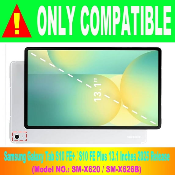 RREGER-Keyboard Case for Samsung Galaxy Tab S10 FE Plus 13.1", Smart ...