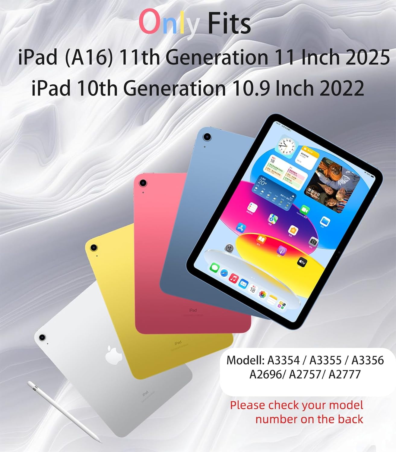 RREGER-Keyboard Case for iPad (A16) 11th Gen 11 inch 2025 & iPad 10th ...